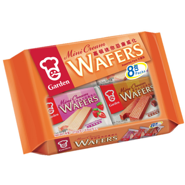 Garden Mini Wafer Assorted Flavor - NEW HORIZON ENTERPRISES LTD